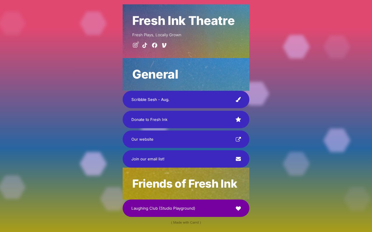 Fresh Ink Theatre